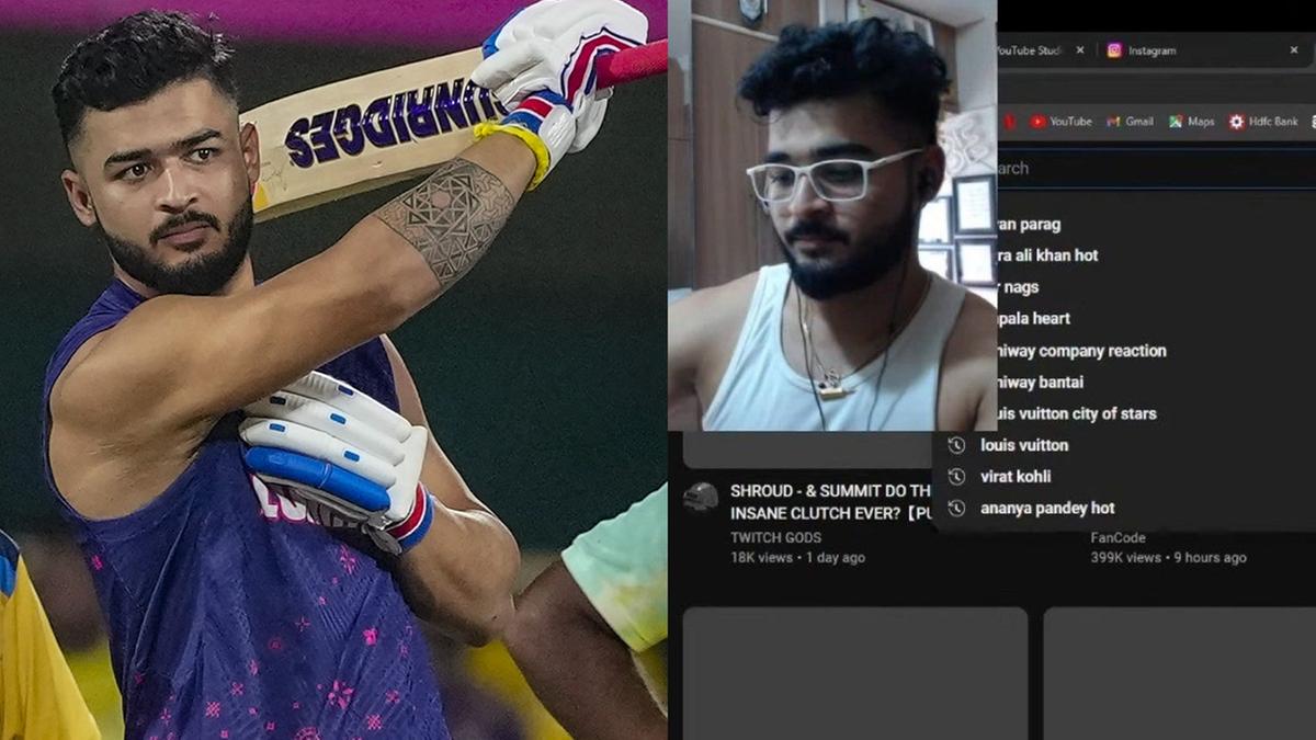 ‘Ananya Panday hot, Sara Ali Khan hot’: Riyan Parag's search history ... ‘Ananya Panday hot, Sara Ali Khan hot’: Riyan Parag's search history ...
