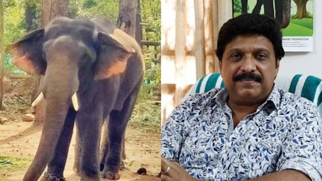 Ganesh Kumar MLA assures treatment for wounded tusker PT 7