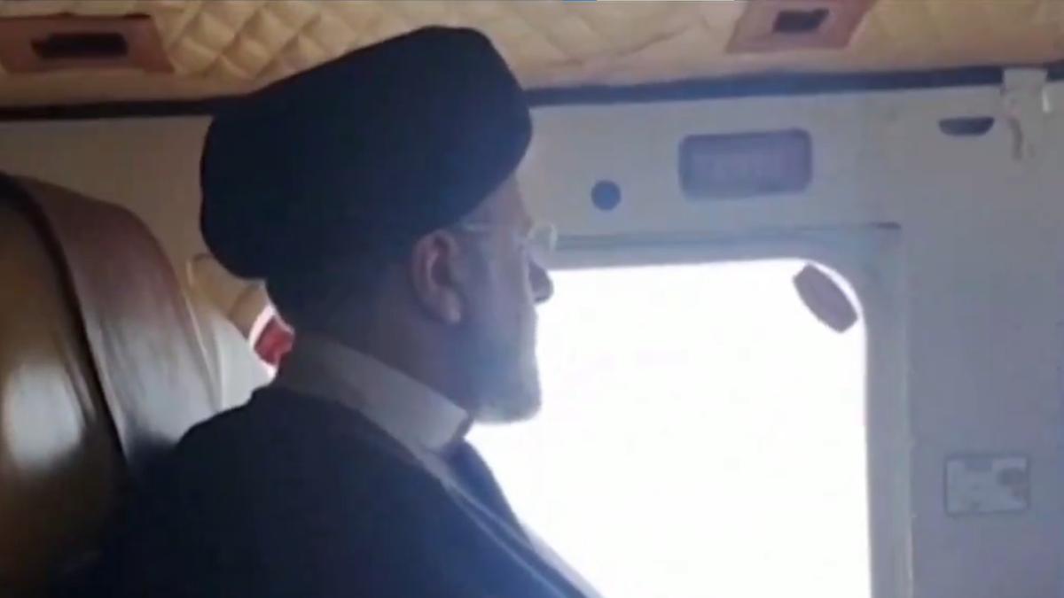 Video of Iranian President hours before the chopper crash