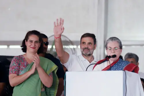 Giving son Rahul to Rae Bareli people, he won't disappoint you: Sonia ...