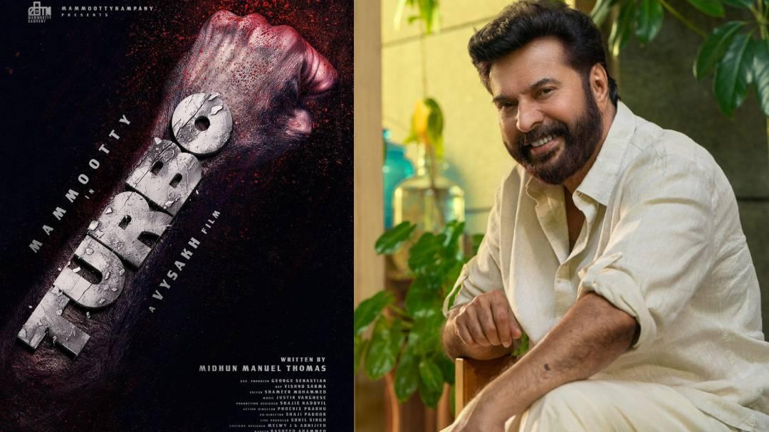 Mammootty teams up with Vysakh for ‘Turbo’; title-look poster out ...