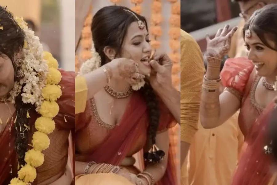 Video of haldi ceremony of Aparna Das goes viral | Mathrubhumi English