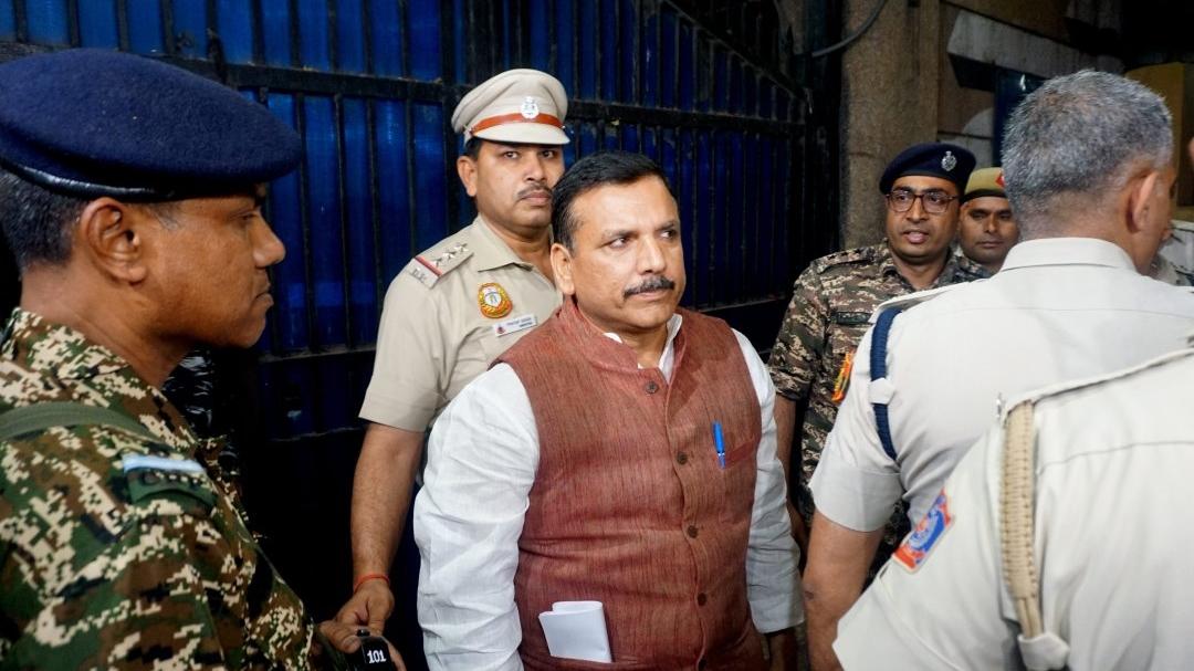 AAP leader Sanjay Singh walks out of jail, says not time to celebrate ...