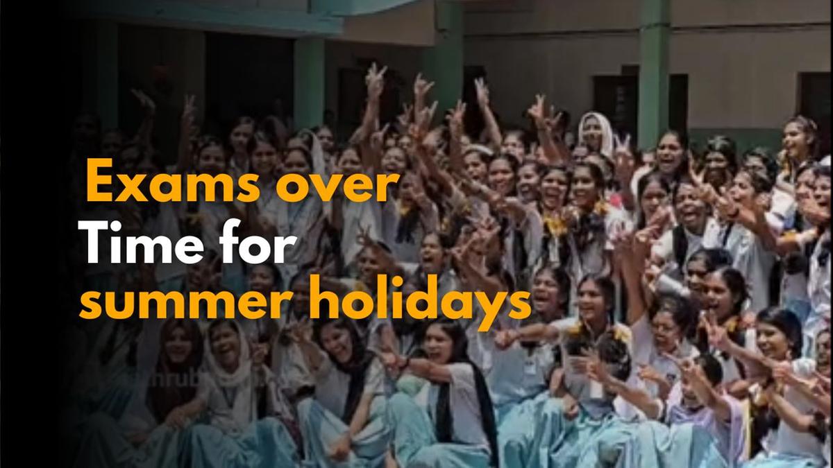 Exams over, time for summer holidays