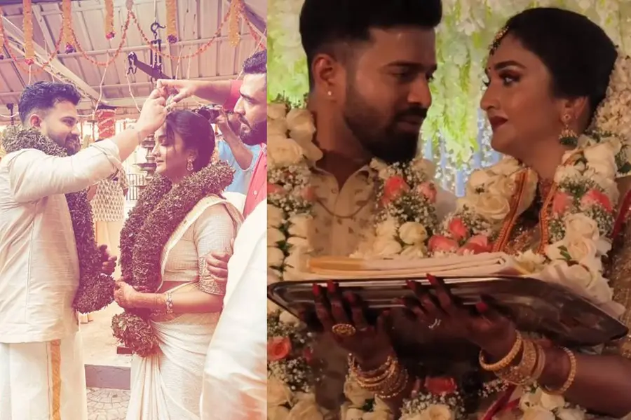 Actress Surabhi Santhosh gets married to singer Pranav Chandran