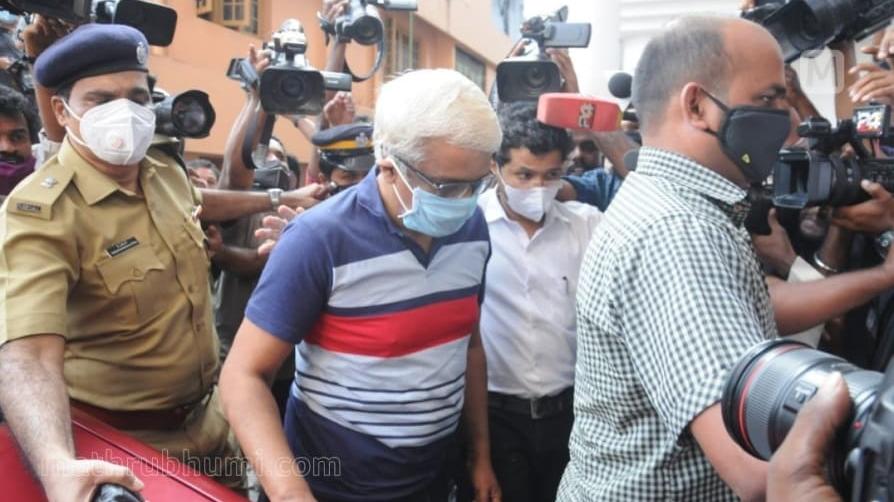 M Sivasankar brought to Enforcement Directorate office in Kochi for ...