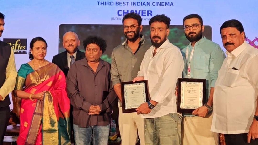 Chaaver wins third best film award at BIFFES | Mathrubhumi English