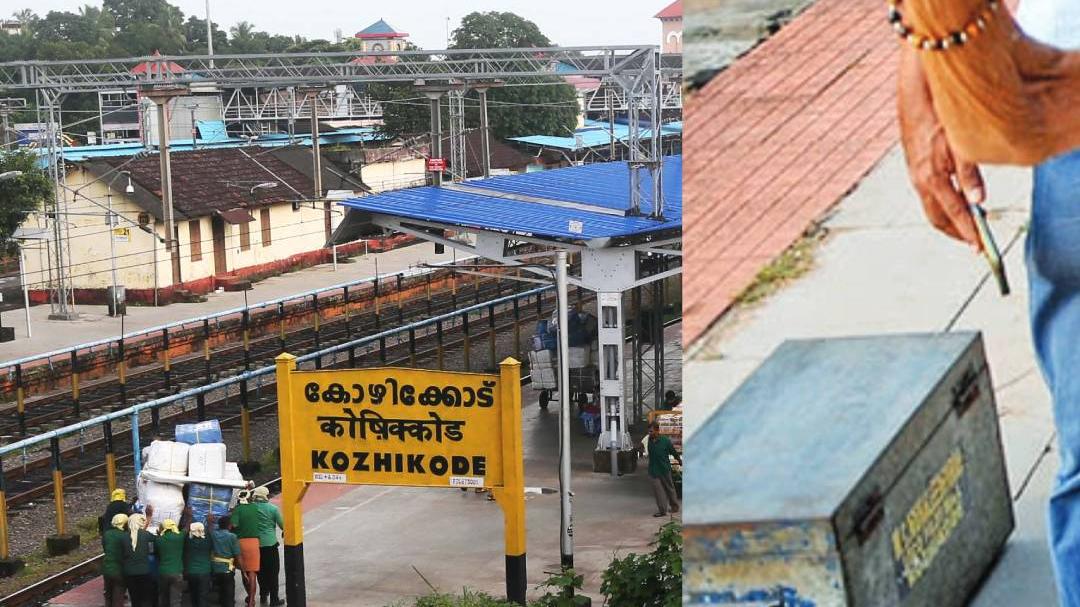 Delay in receiving line boxes disrupts train services in Kozhikode station