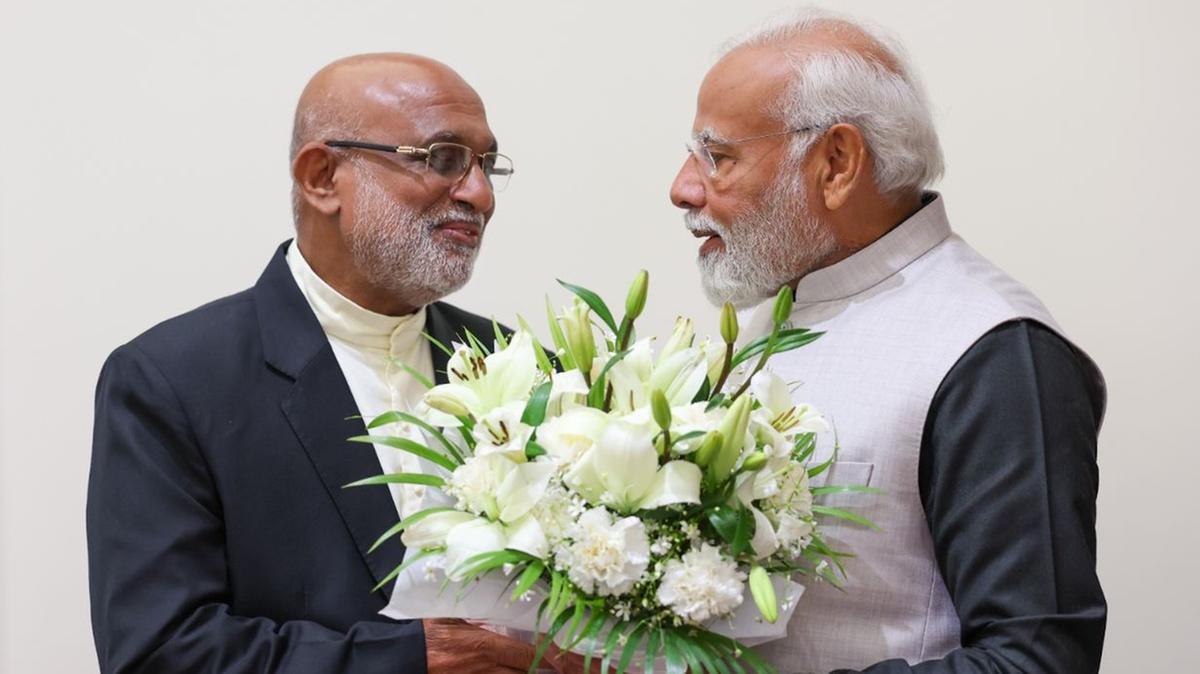 Syro-Malabar Church Archbishop Raphael Thattil meets PM Modi; terms it ...