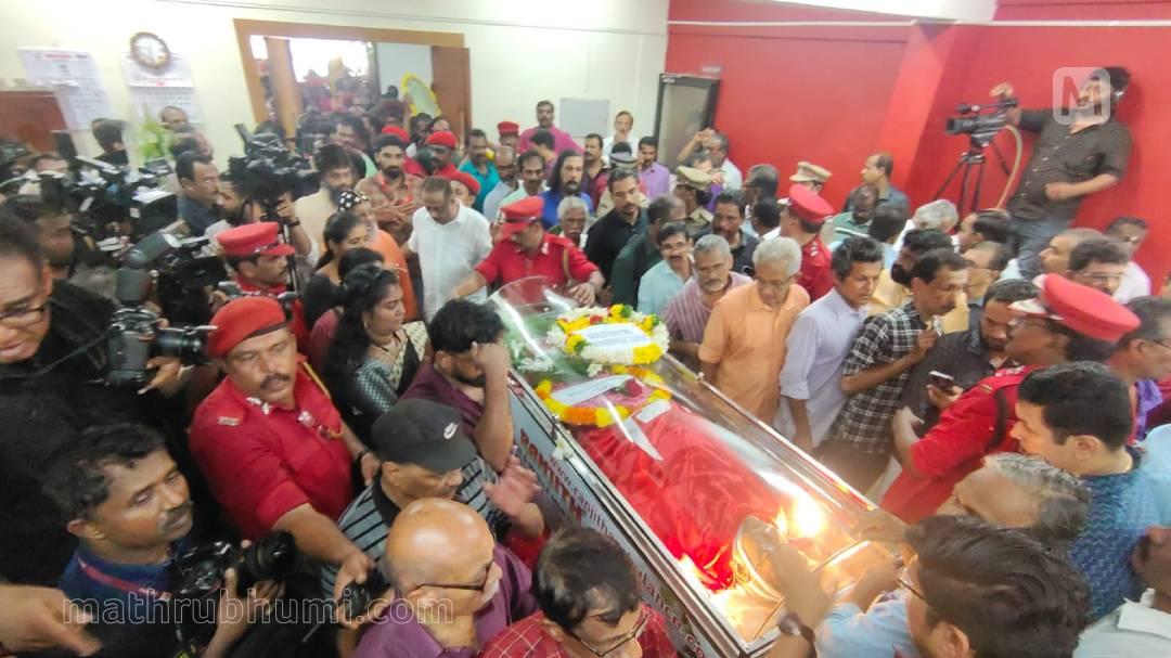 Kanam Rajendran's mortal remains head to Kottayam for final rites