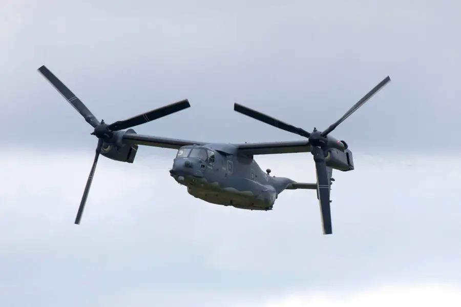 US Air Force Osprey crashes off Japan during training mission, killing ...