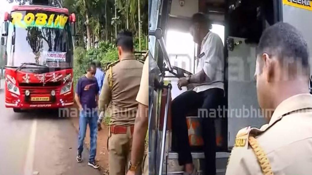 MVD officials intercept Robin Bus for 2nd consecutive day; locals protest