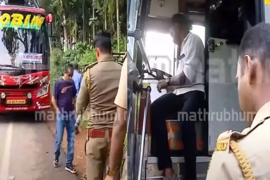 MVD officials intercept Robin Bus for 2nd consecutive day; locals protest