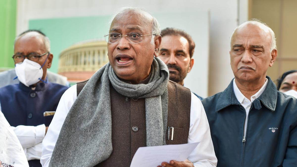 Kharge writes to PM expressing concern over 'politicisation' of ...