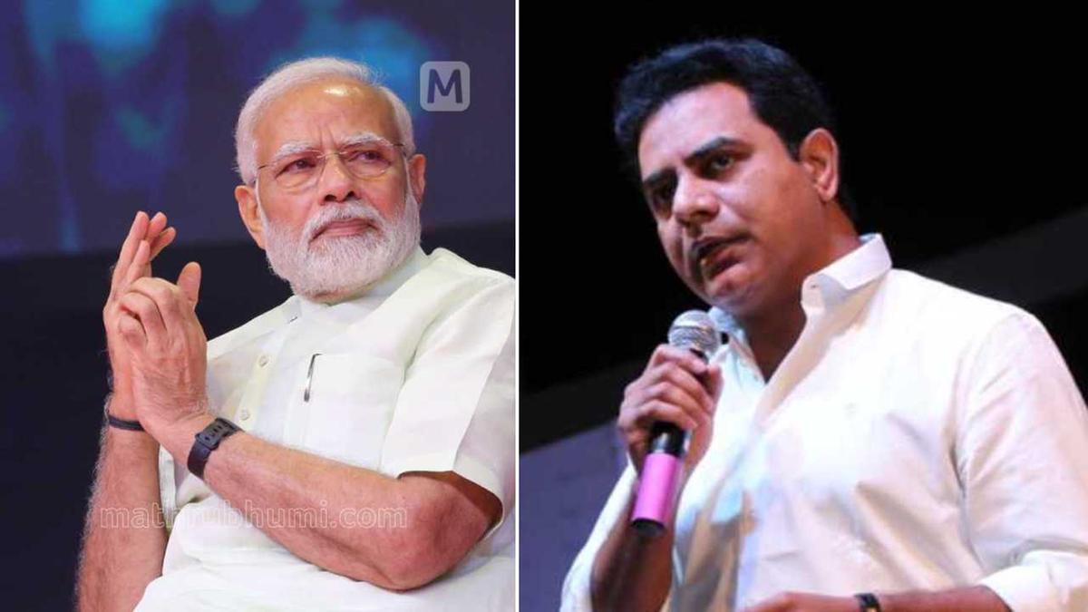 NDA a sinking ship, BRS never wanted to join it: Rama Rao slams PM Modi ...
