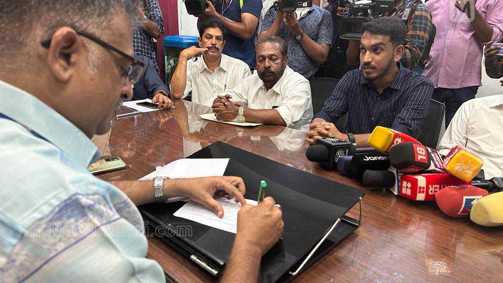 Jaick C Thomas files nomination, LDF convention at Manarcad on Wednesday