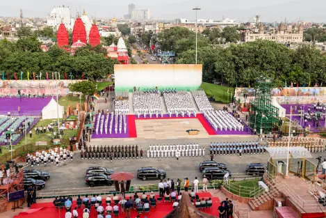 Stage set for 77th I-Day, PM to lead celebrations at Red Fort