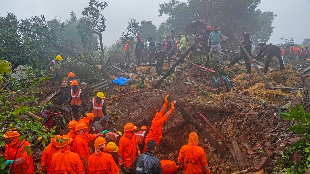 Landslide kills 16 people in rain-hit tribal village in Maharashtra, flattens 17 homes; 21 rescued