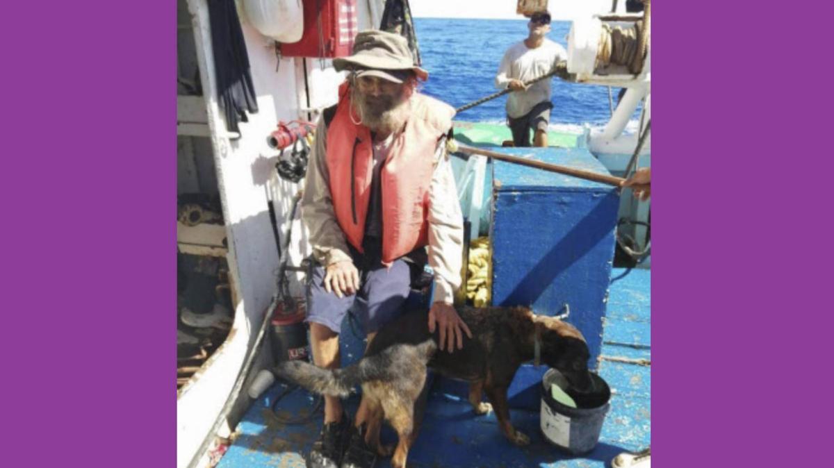 Australian 'Cast Away': Sailor and dog lost in Pacific rescued after 60 ...