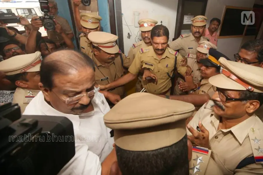 Monson fraud case: K Sudhakaran reaches crime branch office for questioning