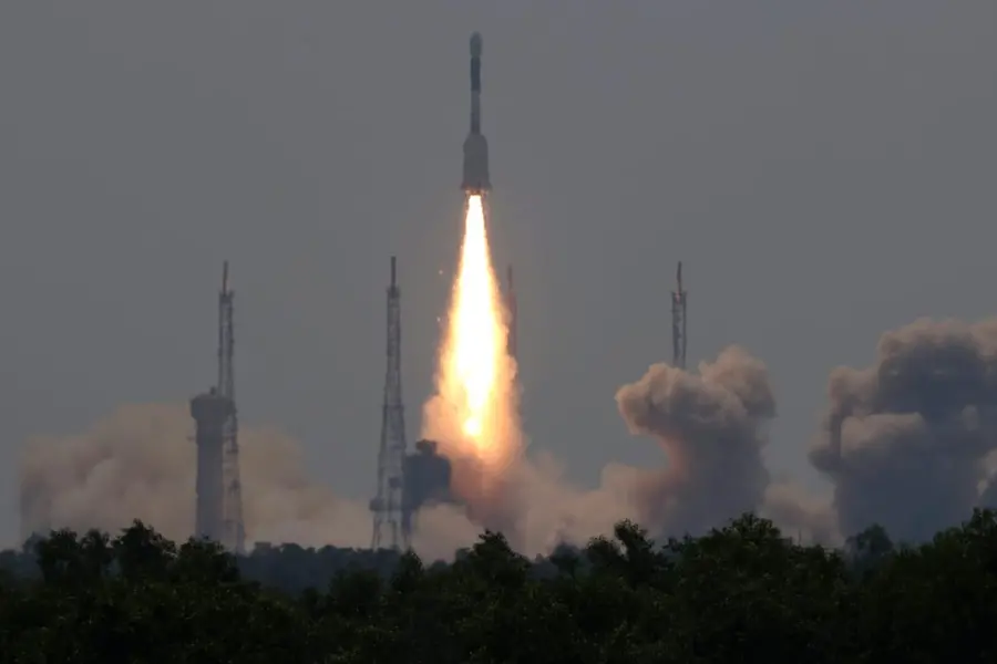 GSLV-F12 carrying navigation satellite NVS-01 lifts-off from ...