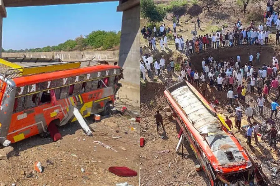 21 dead after bus plunges off bridge in Madhya Pradesh | Mathrubhumi ...