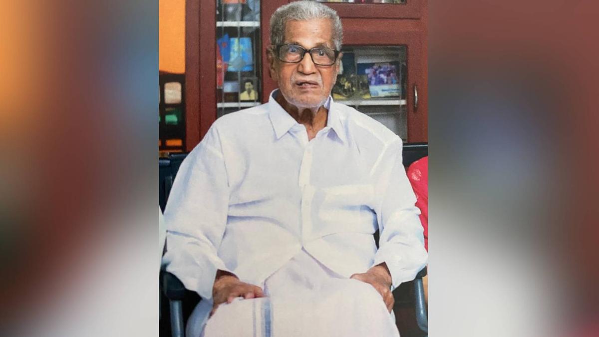 Freedom fighter and Gandhian communist A Gopalankutty Menon passes away ...
