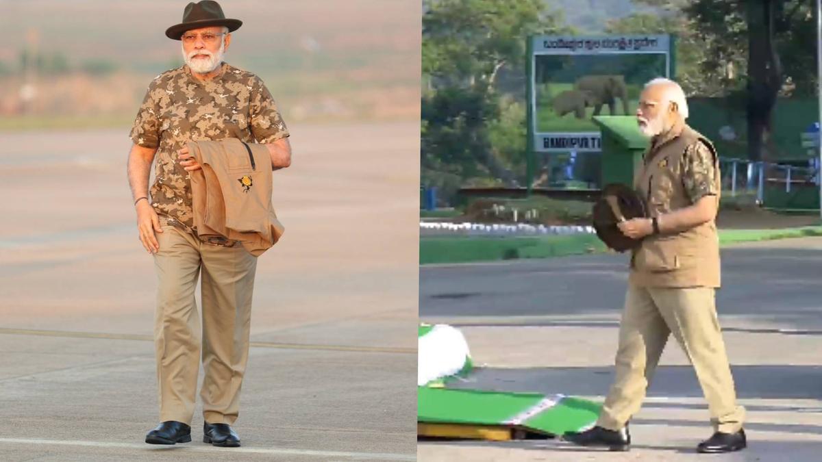 PM Modi goes on jungle safari at Bandipur Tiger Reserve in Karnataka ...