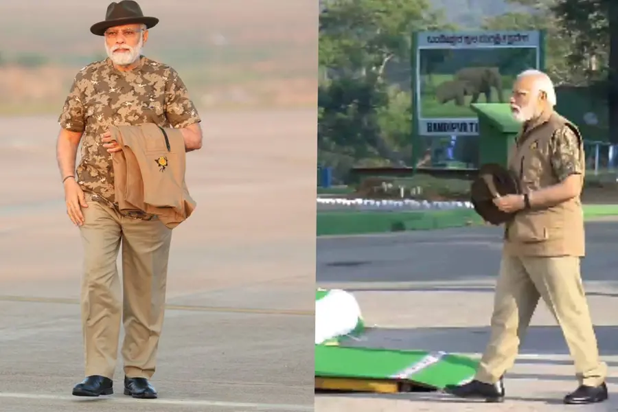 PM Modi goes on jungle safari at Bandipur Tiger Reserve in Karnataka ...