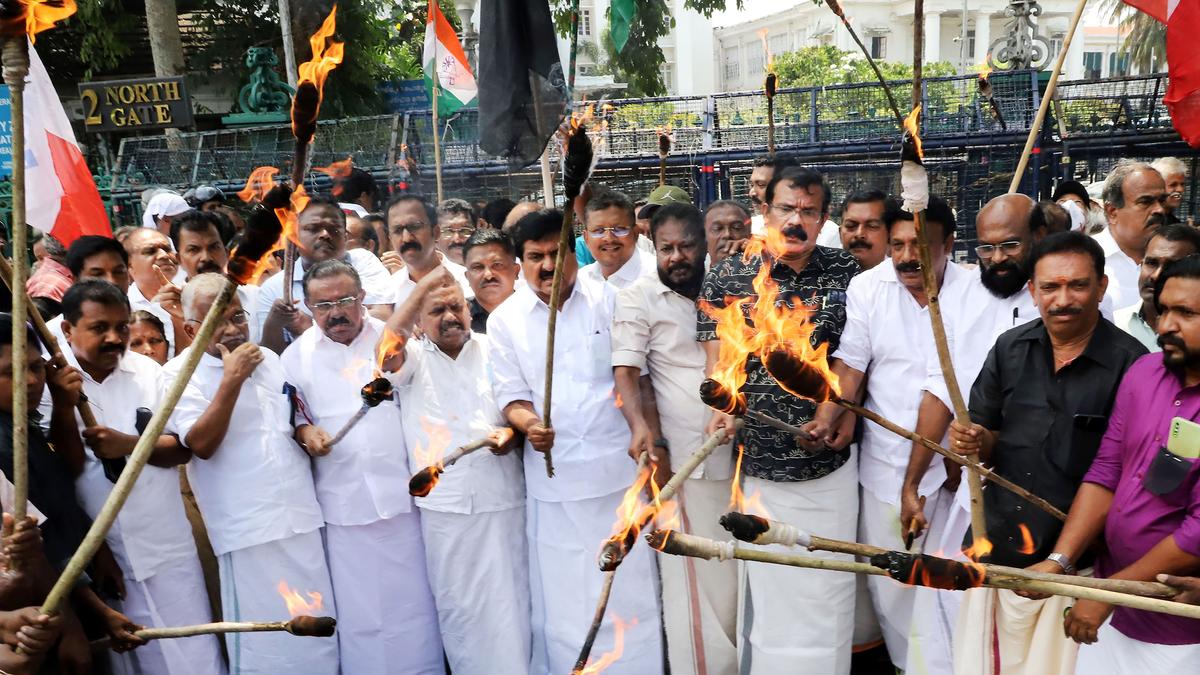 Fuel price hike comes into effect, UDF observes 'black day' in Kerala