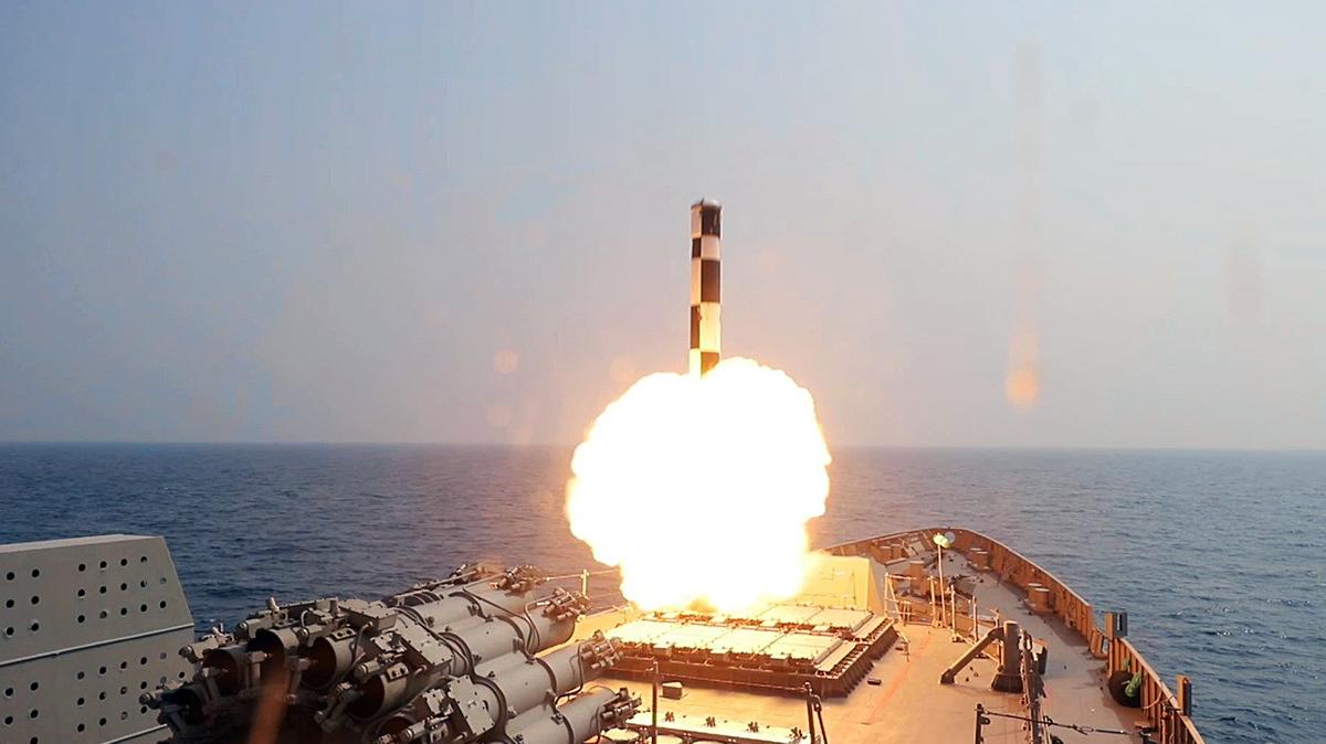 Precision strike: Indian Navy successfully test-fires BrahMos missile