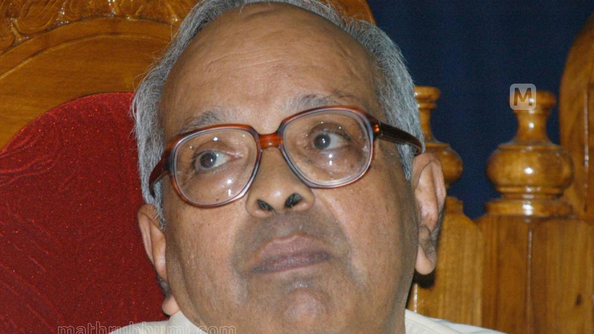 Renowned scientist Dr AD Damodaran passes away