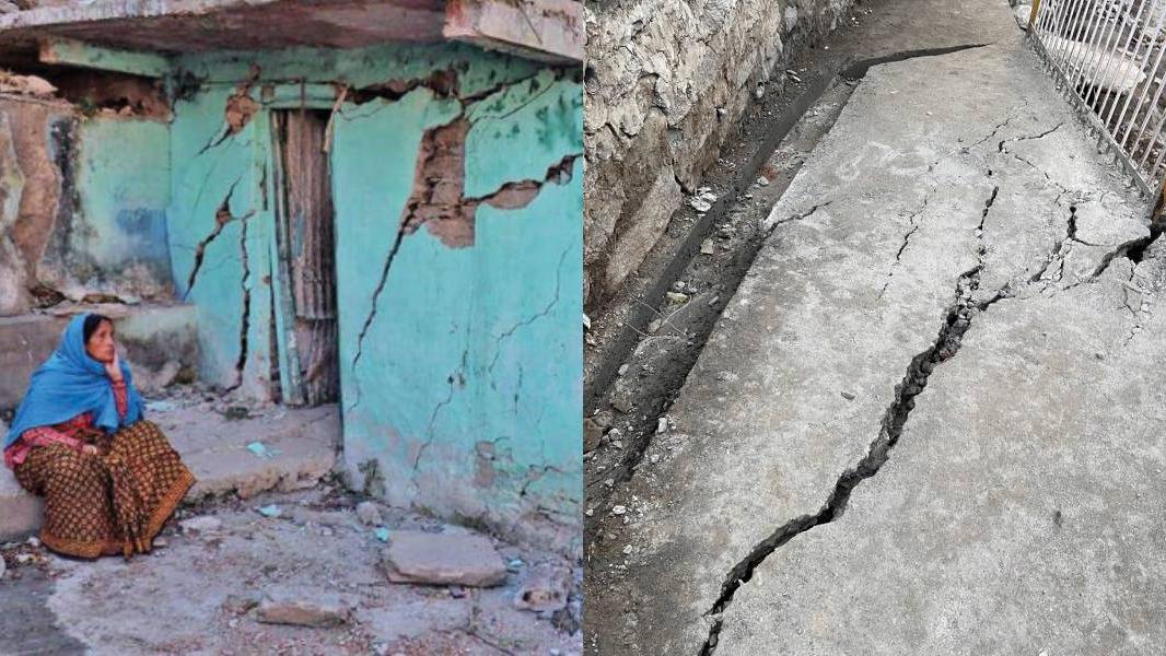 Amid fears around sinking Joshimath, fresh cracks appear on some houses