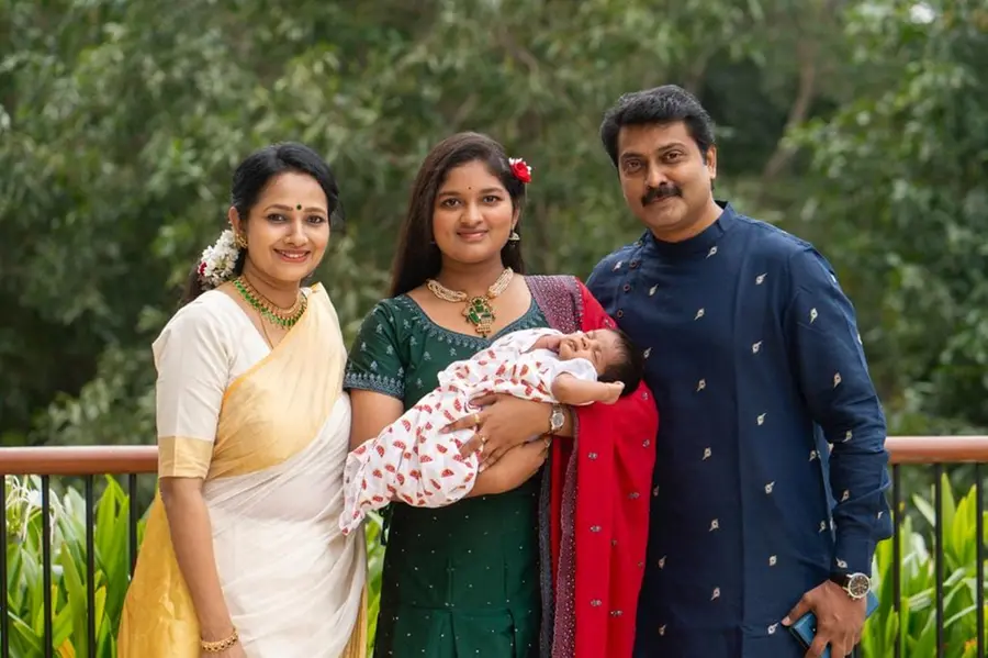 Actor Narain celebrates son’s naming ceremony in traditional way, see ...