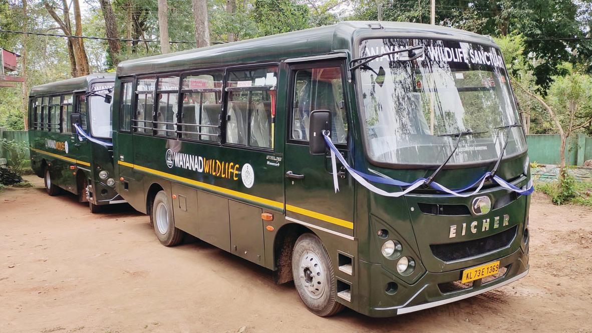 Buses replace jeeps in Muthanga Wildlife Sanctuary for jungle safaris