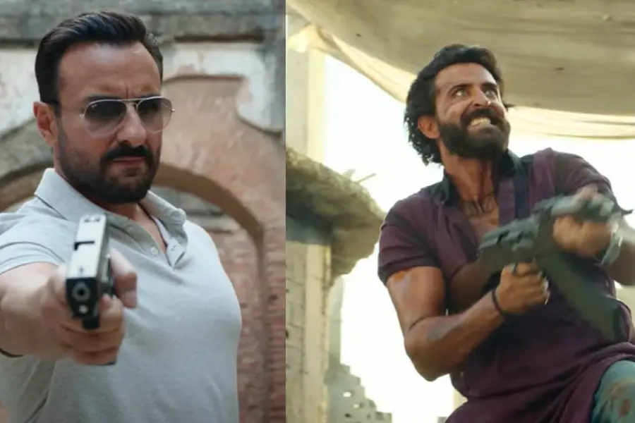 Saif Ali Khan, Hrithik Roshan lock horns in 'Vikram Vedha' teaser