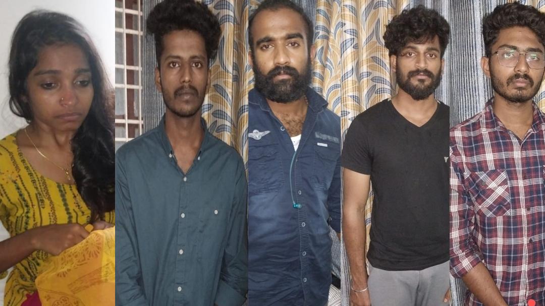 Five-member gang arrested for possession of contraband in Kerala