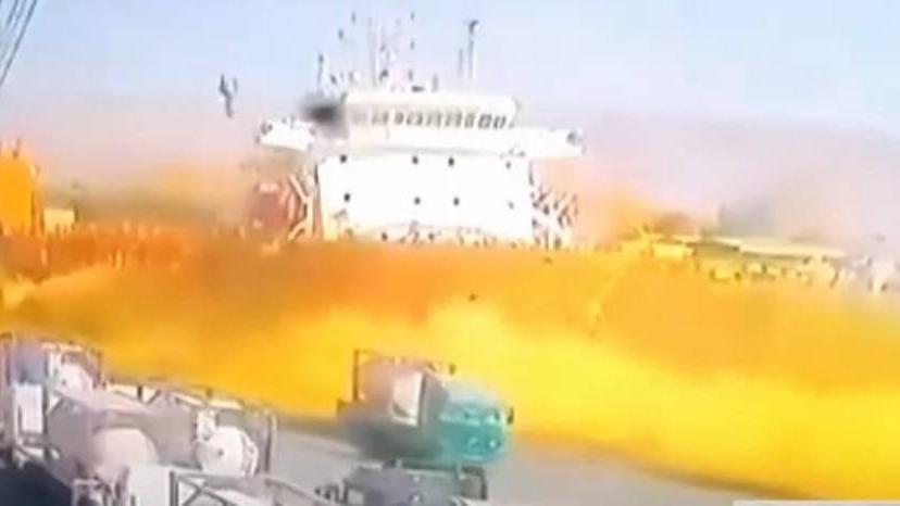 Jordan chlorine gas blast kills at least 12, injures over 250