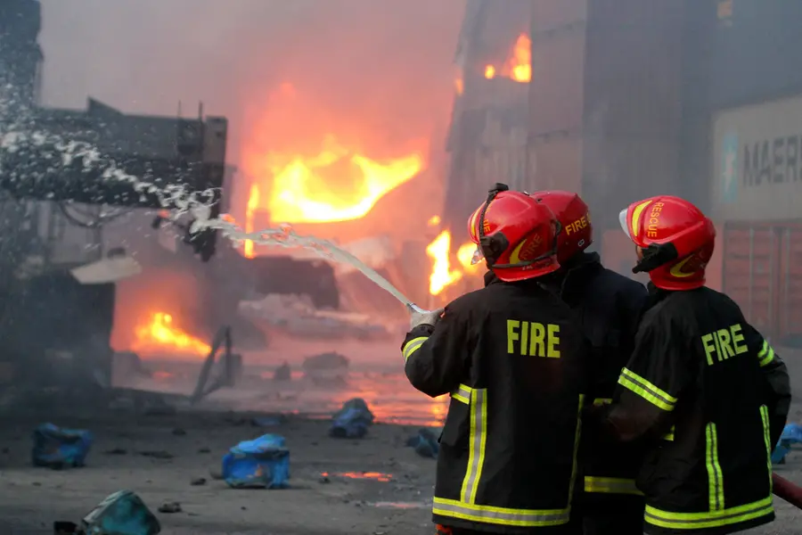 40 killed, 450 injured in fire at Bangladesh chemical container depot