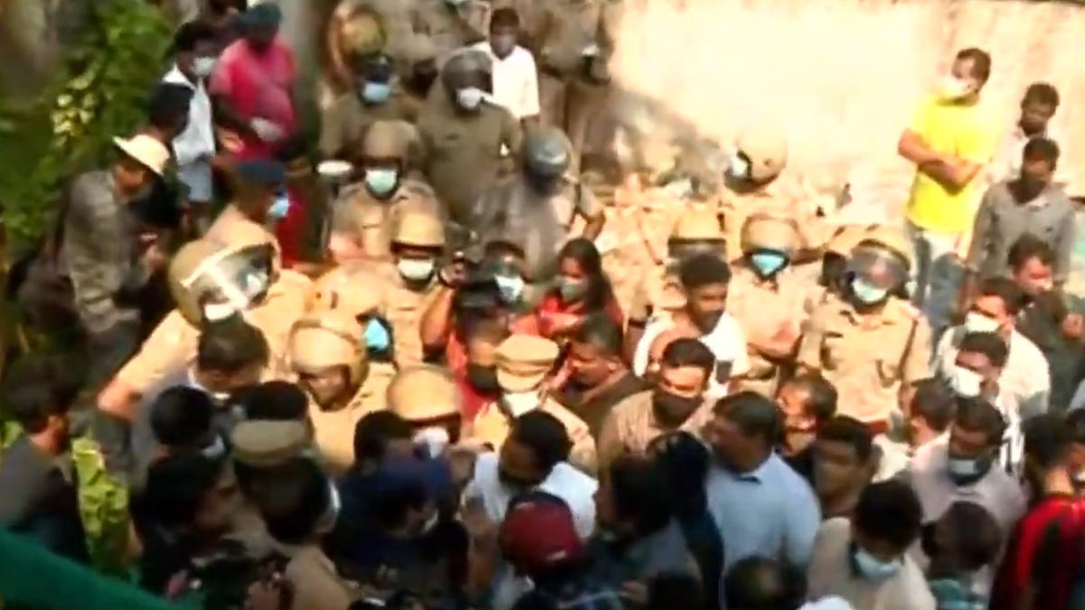 SilverLine survey: Protesters block K-Rail officials from laying stones ...