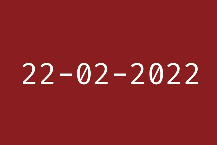 Palindrome? Ambigram? Tuesday? Two's Day? Today is all of it! Confused ...