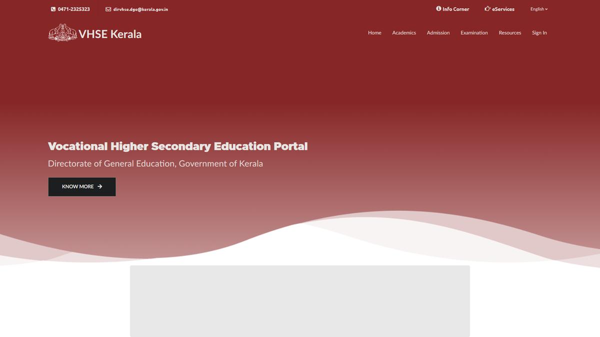 Higher secondary, VHSE services now available online | Mathrubhumi English