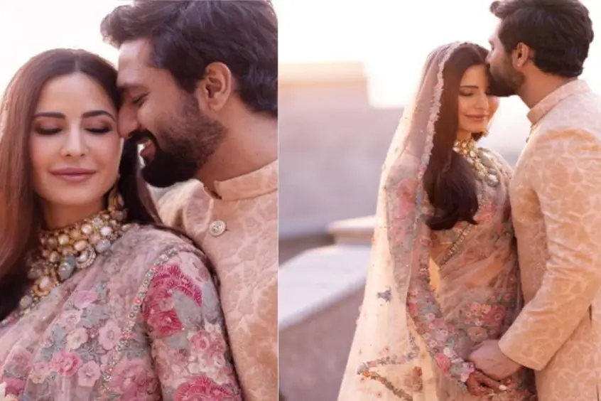 'KatVic' share dreamy pictures from their wedding photoshoot ...