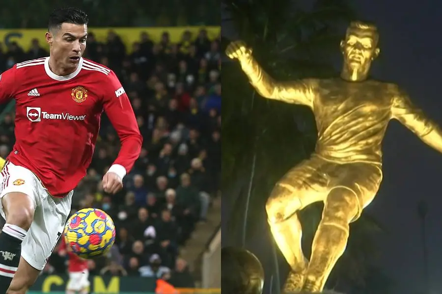 Cristiano Ronaldo's statue installed in Goa