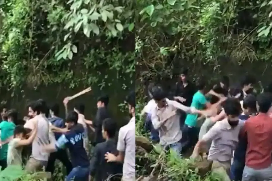 Students engage in street fights at Koduvally; Visuals go viral