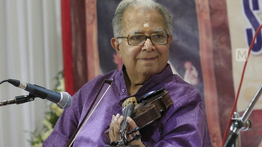 Violin maestro Prof TN Krishnan passes away in Chennai