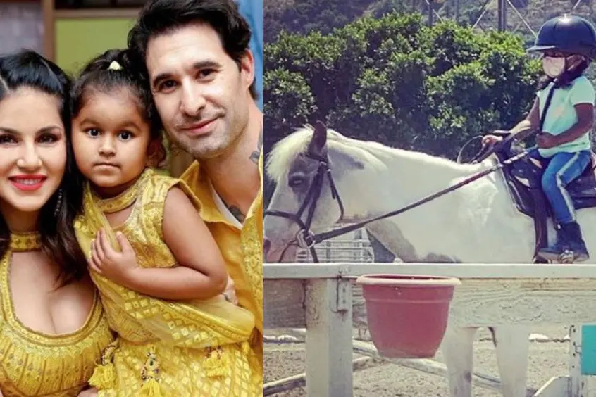 Sunny Leone is 'proud' of daughter's riding skills | Mathrubhumi English