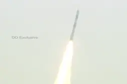 PSLV-C51 carrying 19 satellites lifts-off from Sriharikota