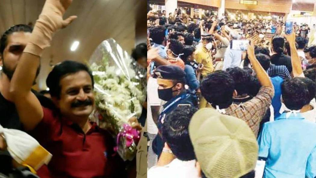 Reception at airport: Reality show contestant Rajith Kumar in custody