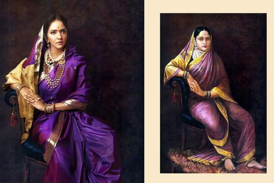 Samantha to Ramya Krishnan, stars recreate Ravi Varma paintings